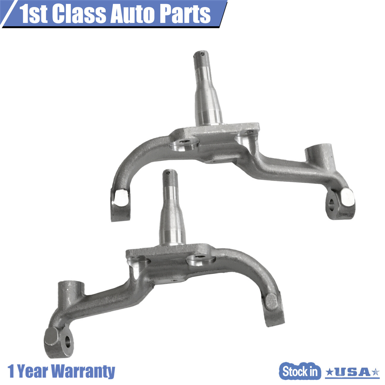 Left & Right Drum Brake Spindles For 1959-1964 Chevrolet Impala Chevy ...