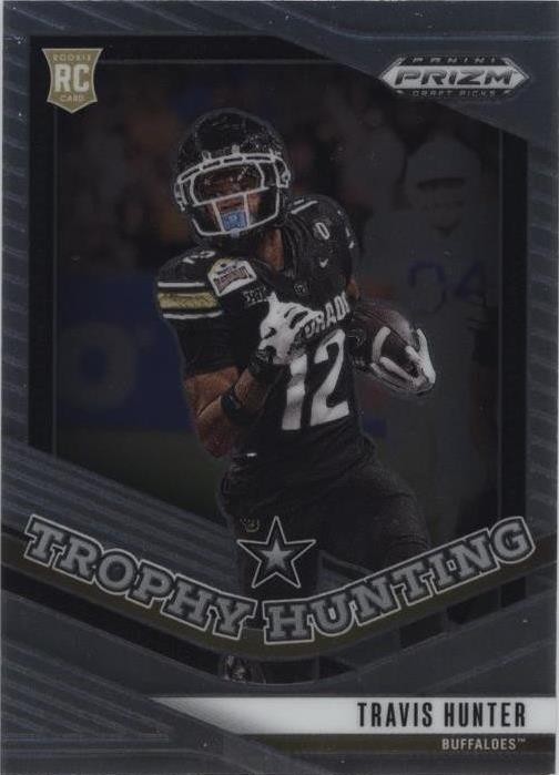 2025 Panini Prizm Draft Picks - Trophy Hunting Travis Hunter #20 (RC ...