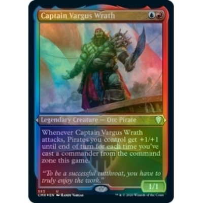 Captain Vargus Wrath (foil-etched) X4 M/NM Magic MTG Commander Legends ...