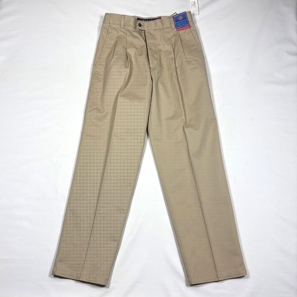 NWT VTG Lot of 2 Norsport Boat Classics Pleated Pants Yacht Rock Wear ...