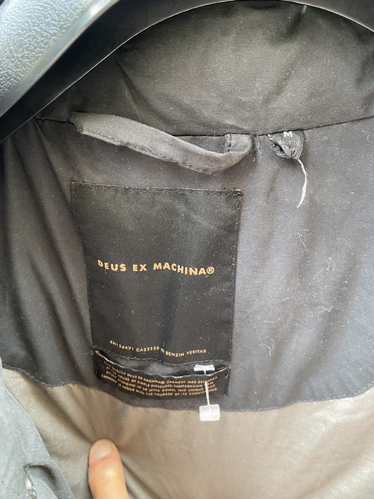 Mens DUES EX MACHINA Quilted Motorcycle Riding Jacket… - Gem