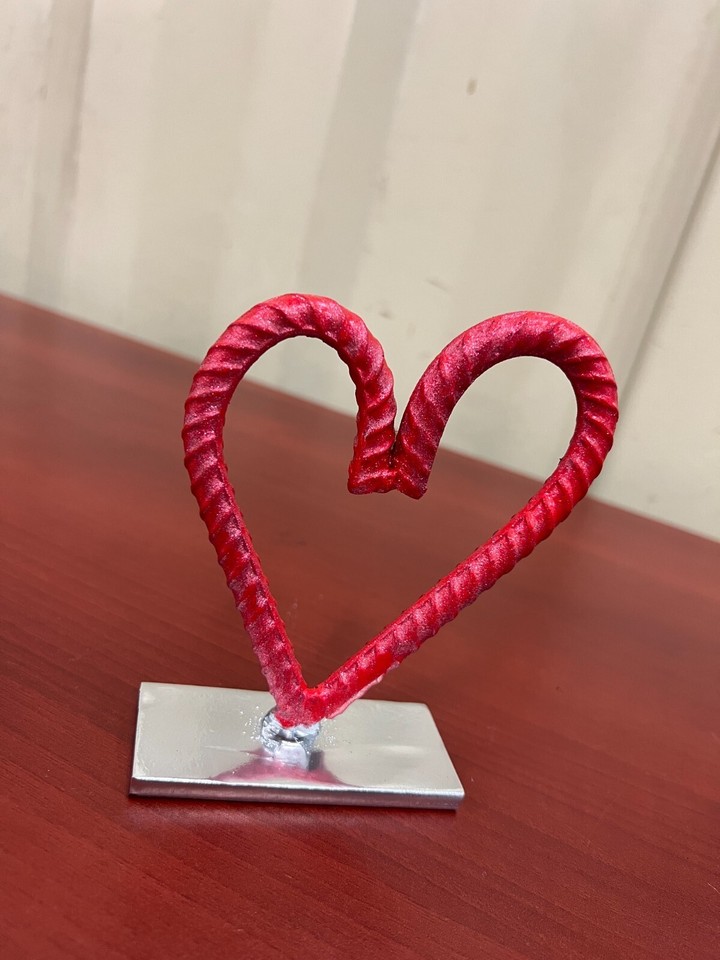 Welded Metal Multi Color Heart | eBay