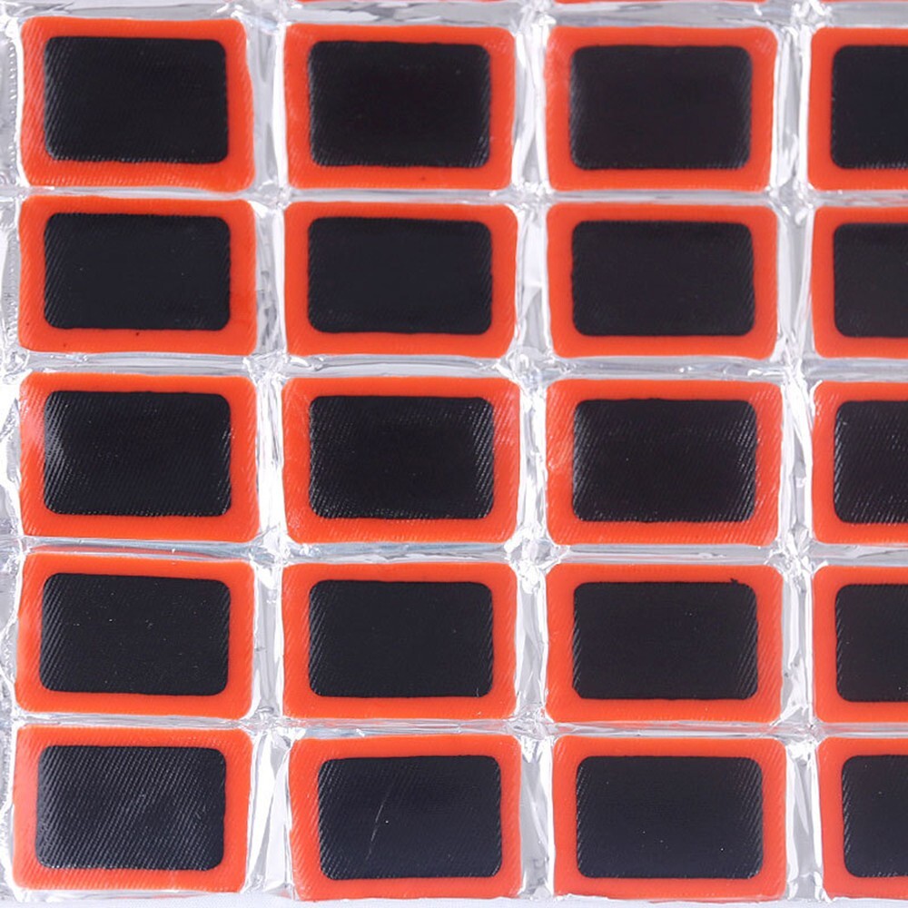 48Pcs/kit Bicycle Tire Inner Tube Rubber Puncture Patches Road Bike ...
