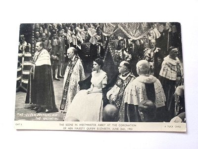 QUEEN ELIZABETH II Coronation 2nd June 1953 Anointing Scene In ...