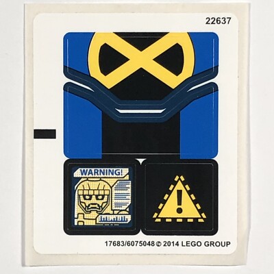 LEGO STICKER SHEET 76022 X-Men vs. The Sentinel Marvel Decals Stickers ...