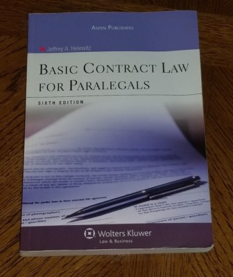 Basic Contract Law for Paralegals, Sixth Edition by Jeffrey A. Helewitz ...