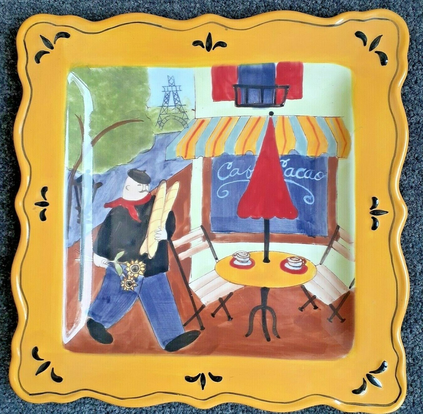 Jennifer Brinley Certified International Sidewalk Cafe Bistro Plates ...