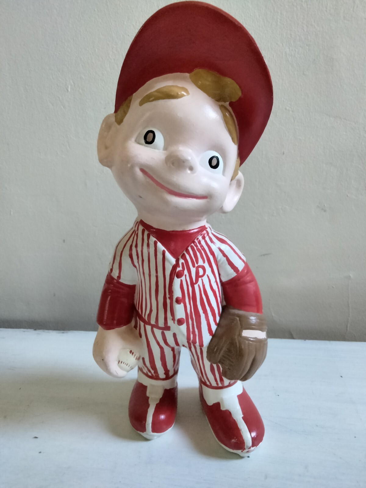 Vintage 1980s Smiley Boy Phillies #20 Atlantic Mold Company Ceramic ...