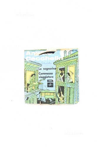 Vinile 45 Giri Angelo Cecchelin La Segnorina Commesso Viaggiatore | eBay