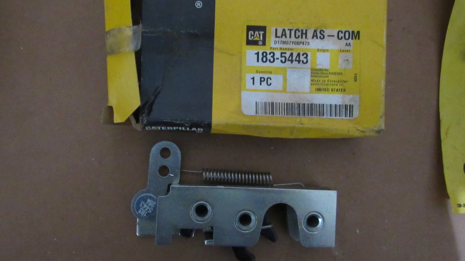 Genuine CAT 183-5443 Compartment Latch Assembly 420D 420E 430D 430E 432 ...