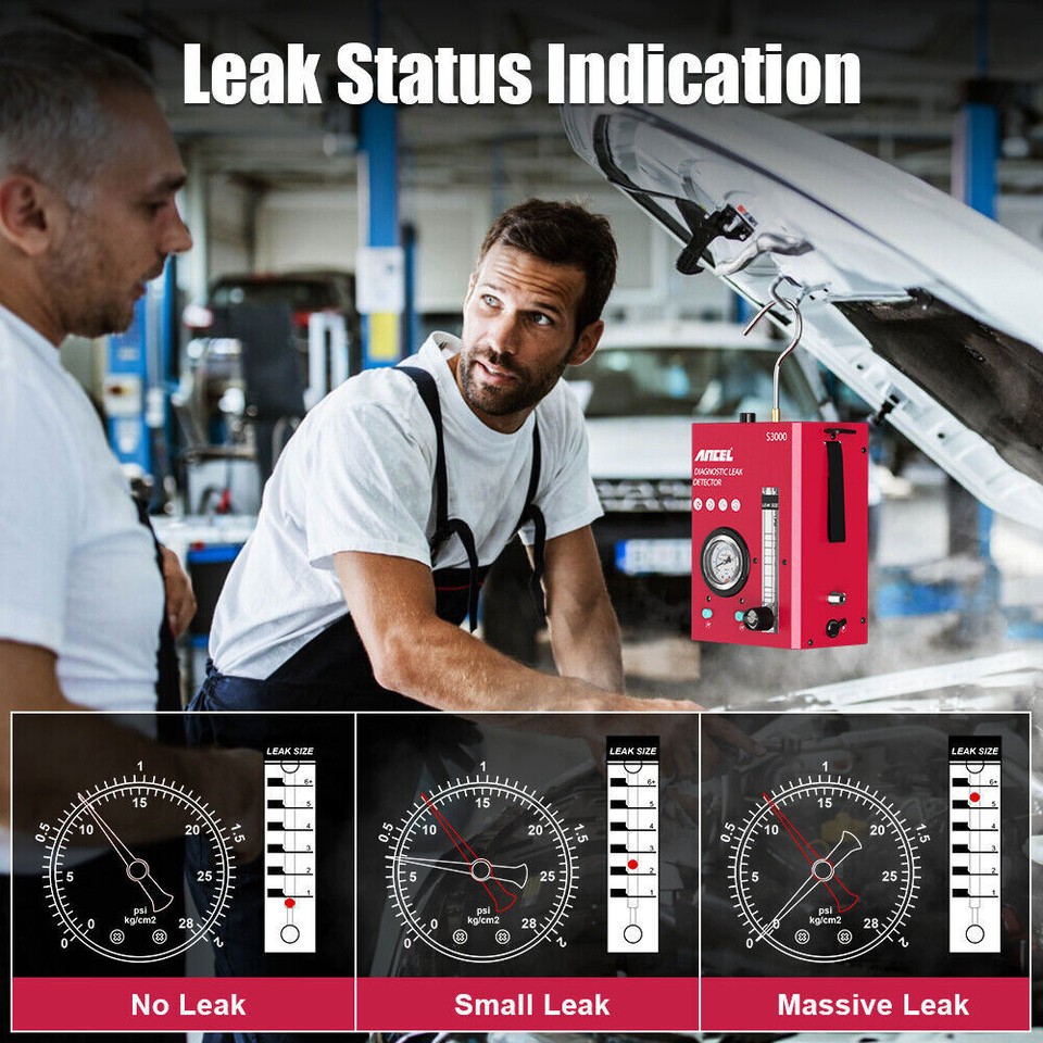 EVAP Smoke Machine Diagnostic Test Automotive Fuel Pipe Leak Detector ...