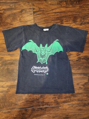 Vintage Goosebumps Bat Halloween Horror 90s TV Show Tee | eBay