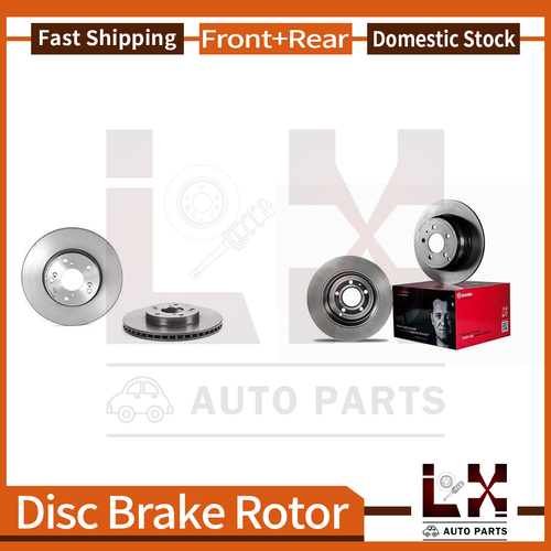 Front & Rear Brembo Coated OE Brake Rotors Set For Honda Element 2003 ...