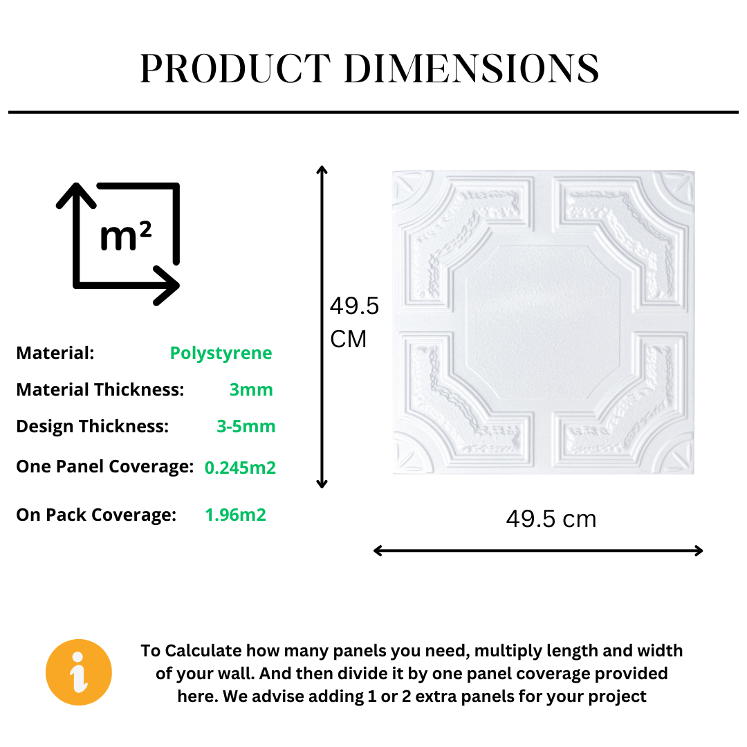 Ceiling Tile Dimensions Decorative Wall Panels With Wood Effect