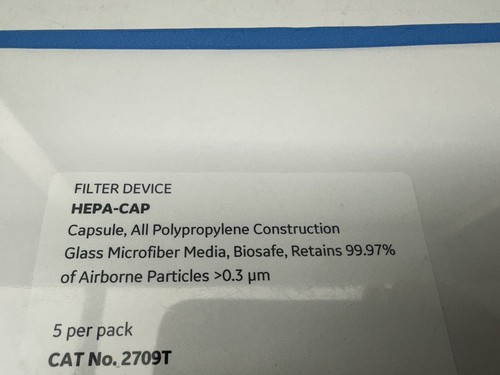 Whatman HEPA Cap 2709T Filters Box Of 5 | eBay