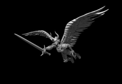 Erinyes Devil Monster Manual 28mm Scale DND D&D Tabletop Miniature | eBay