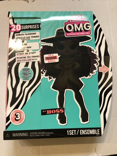 LOL Surprise OMG Da Boss Fashion Doll With 20 Surprises Series 3 New ...