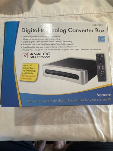 Venturer Digital-to-Analog Converter TV Box Model STB7766G1 New | eBay