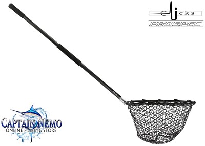 CLICKS FIXED RUBBER LANDING NET BOAT SQUID FISHING NET TROUT BOAT NETS ...