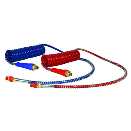 Tectran 17A15-24H Air Brake Hose Assembly Armor Flex Hd Armo Coil, Red ...