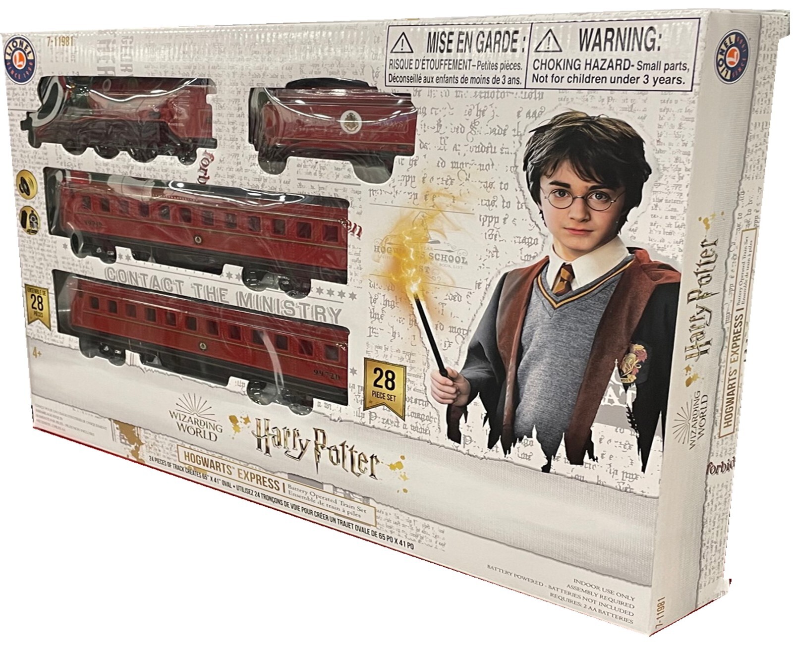 Lionel LION-711981 Hogwarts Express Mini Train Set, 4-6-0 Harry Potter ...