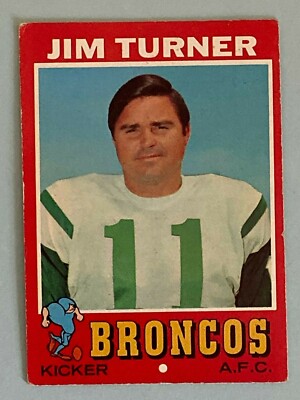 1971 Topps #136 Jim Turner - Denver Broncos | eBay