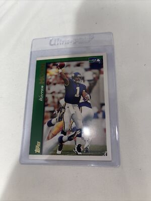 1997 Topps Warren Moon Seattle Seahawks #89 NFL Football Sports Card | eBay