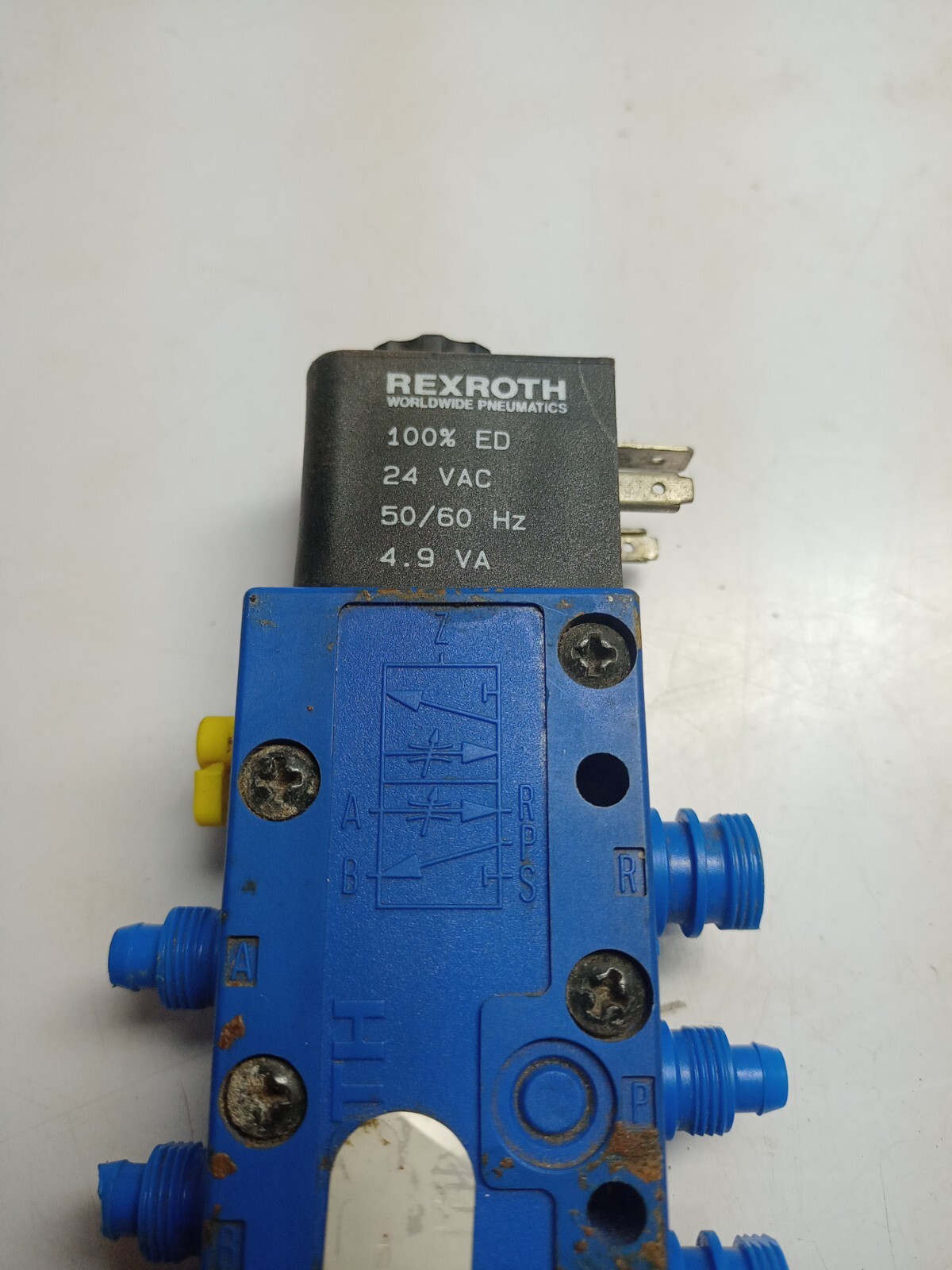 Rexroth 100% ED Pneumatic Directional Control Valve 24 VAC,50/60Hz 4 ...
