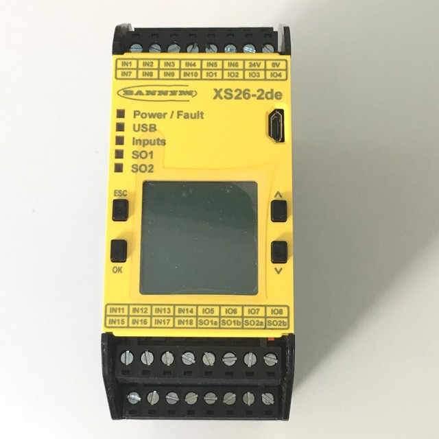 Banner XS26-2DE Safety Controller for sale online | eBay