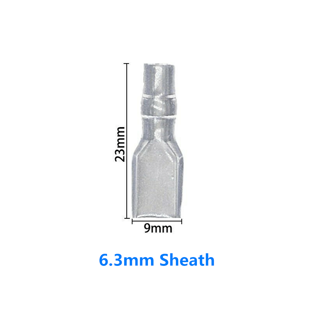 Male Female Spade Terminal Electrical Wire Crimp Connector Sheath 2.8/4 ...