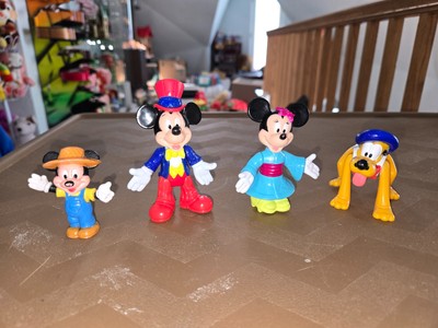 Vintage Disney Epcot Mickey Mouse PVC Posable Figure Cake Topper Lot of ...