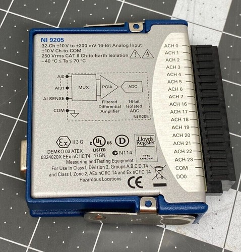 National Instruments NI 9205 cDAQ Analog Input Module, 32 Channels ...