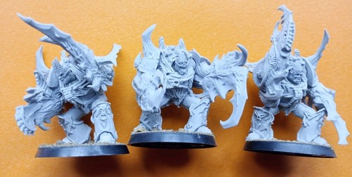 GW / Warhammer 40k Chaos Space Marines Obliterators - Finecast | eBay