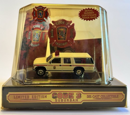 Code 3 Suburban Washington DC Fire Department Die-cast Rescue Emergency ...