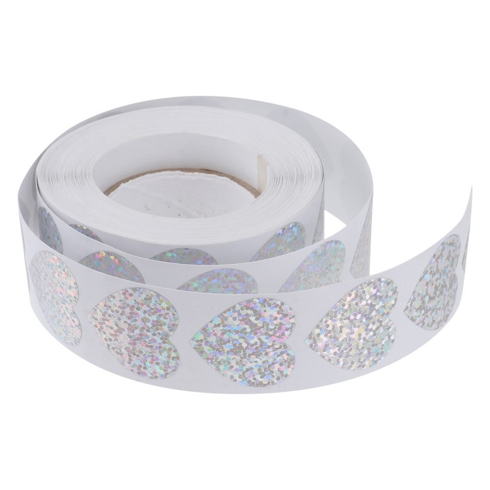 Self-adhesive Label Heart Seal Sticker Hand-made Material Package ...