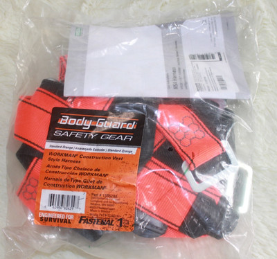 Fastenal Bodyguard Workman const. style harness, 1335201, MSA 10186190 ...