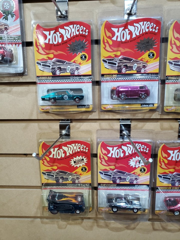 Hot Wheels Red Line Club 2002 Series 1 27 Car Set RLC Camaro White Bus ...