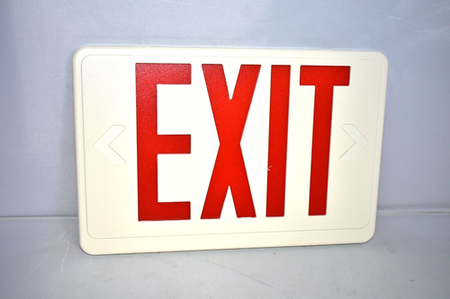 Beghelli 7-1/2" " Exit Sign Face Plate Cover Red 004-680 NOS for sale ...