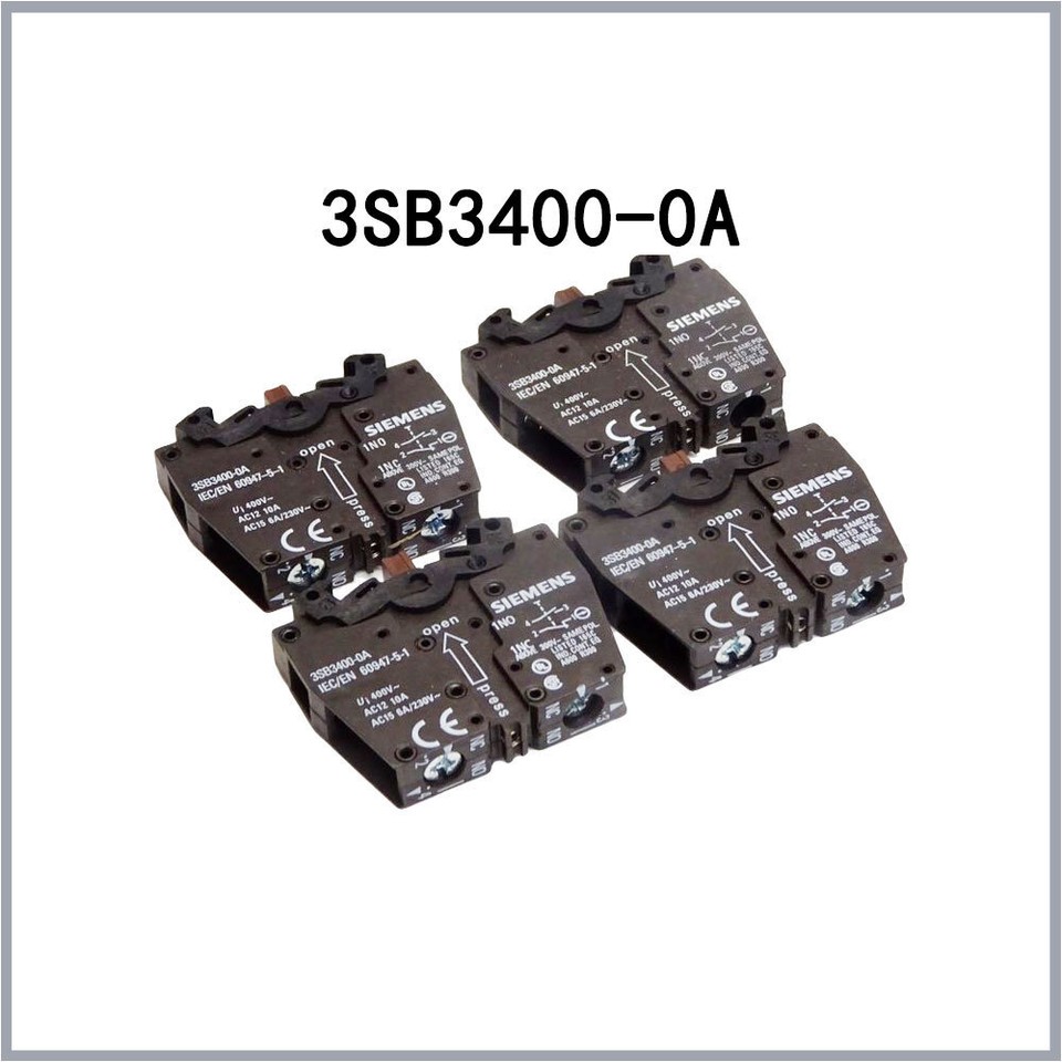 New In Box Contact module 3SB3 400-0A Switch Lamp Holder 3SB3400-0A ...