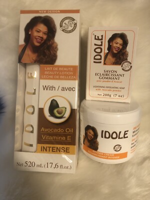 NEW IDOLE BEAUTY LOTION WITH Avocado Oil and Vitamin E .SET LOTION ...