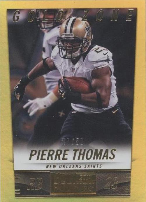 2014 Panini Hot Rookies - Pierre Thomas #140 Gold Zone /50 for sale ...