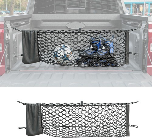 Cargo Storage Net Truck Bed Cargo Net 40.16''x16.14'' For 22-2025 Ford ...