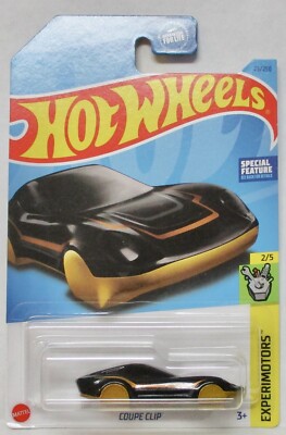 2021 HOT WHEELS COUPE CLIP BLACK AND GOLD EXPERIMOTORS 2/5 COMBINED ...