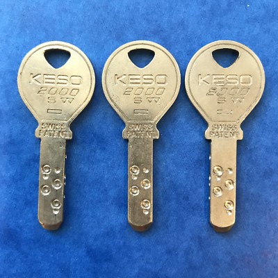 3 clés keys Schlüssel chiave KESO | eBay