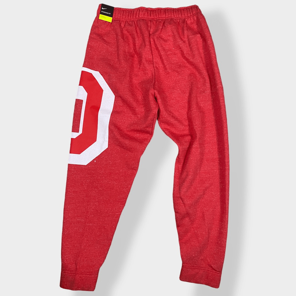 Nike OSU Ohio State Buckeyes Fleece Red Sweatpants DJ7054-657 Mens size ...