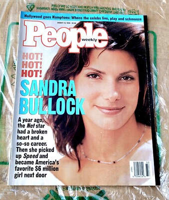 Sandra Bullock Mickey Mantle Royals People Magazine 8/14/95 Great ...