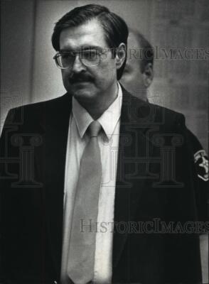 1991 Press Photo Joachim Dressler on trial for slaying in Racine ...