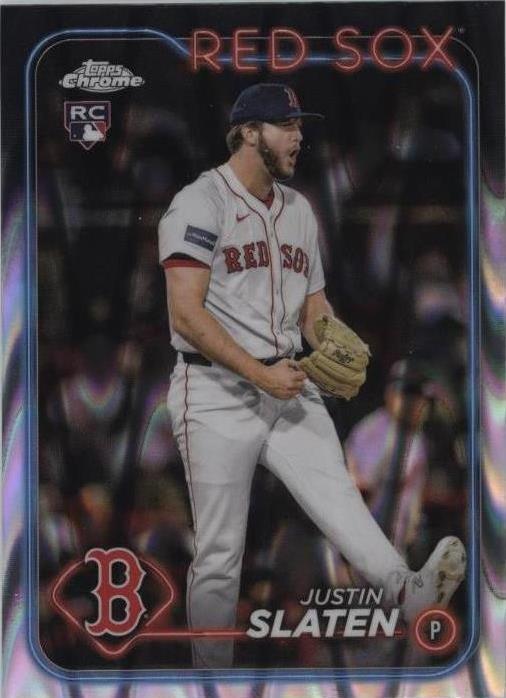 2024 Topps Chrome Update Series - Justin Slaten #USC46 RayWave ...