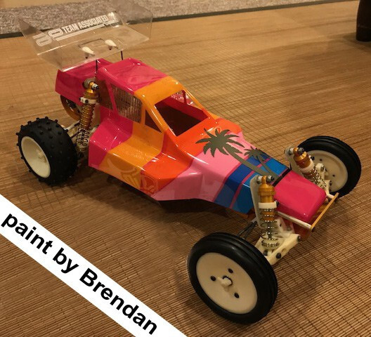 RCPS RC10 Team Associated Mirage SS Body with Window Masks | eBay