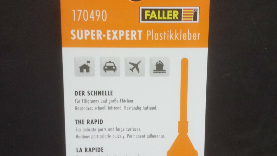 Faller Gmbh Part # 272-170490 Super EXPERT Liquid Plastic Cement Glue ...